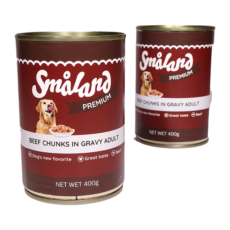 Småland Premium Wet Food Beef, 400g